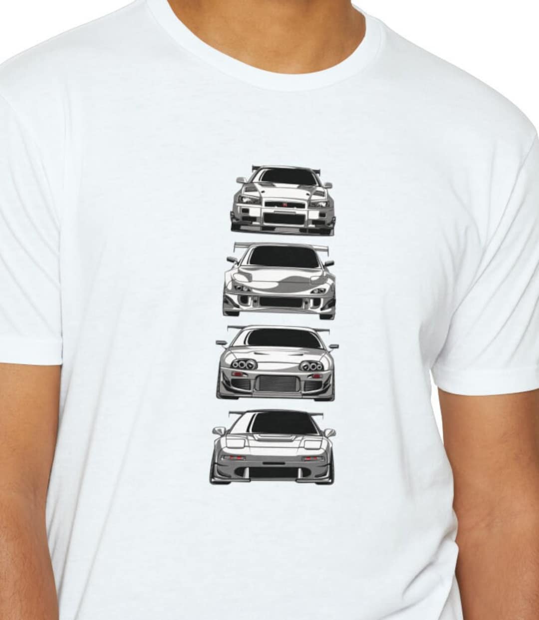 JDM Retro History, JDM Shirt, Toyota Supra, Nissan Skyline, Four ...