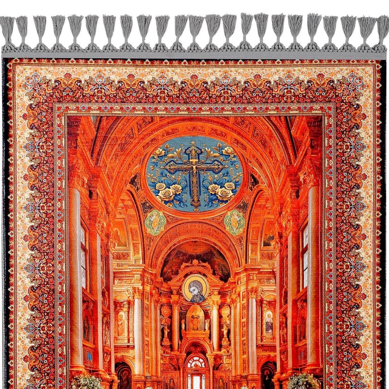 Christian Wall Art Orthodox Prayer Mat Wall Hanging Rug Catholic ...