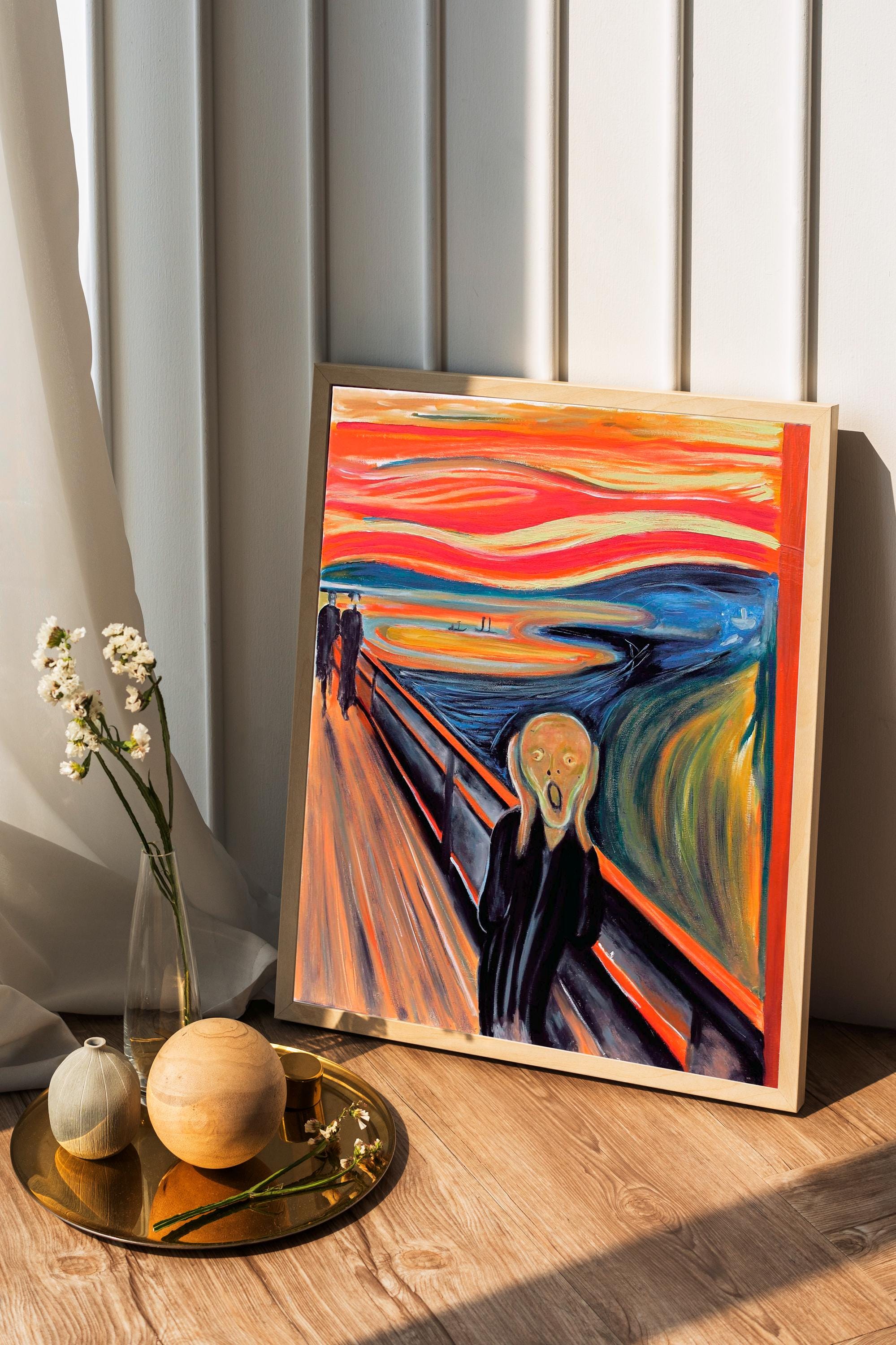 The Scream Painting by Edvard Munch Canvas - Etsy