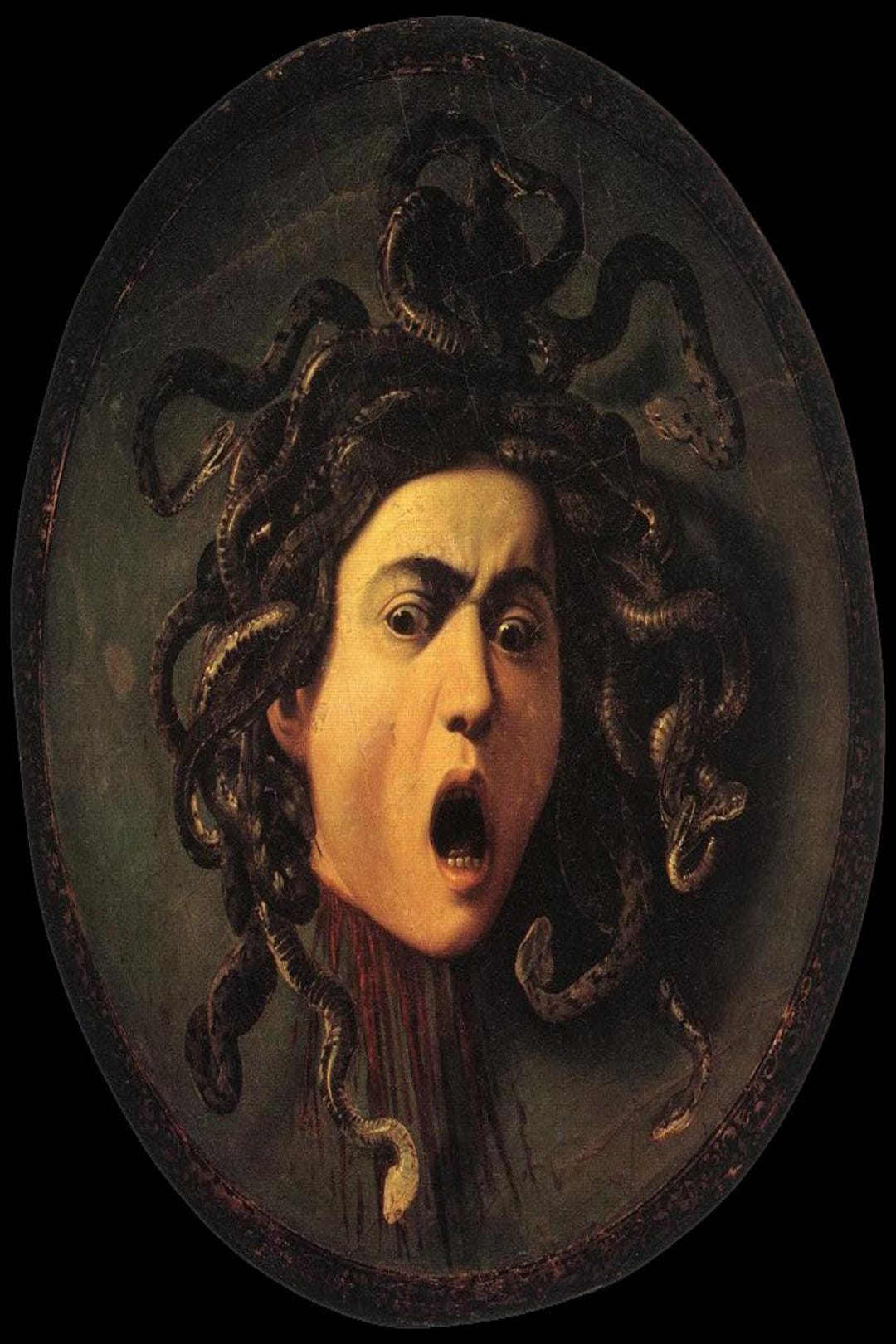 Caravaggio Depictions of Medusa Canvas - Etsy