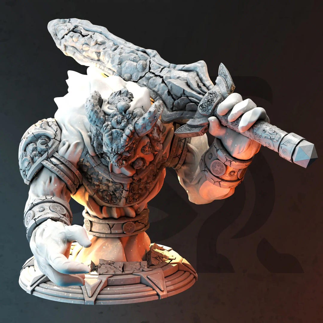 Sorngaar the Cindering Lava Elemental Monster Miniature for DND or ...