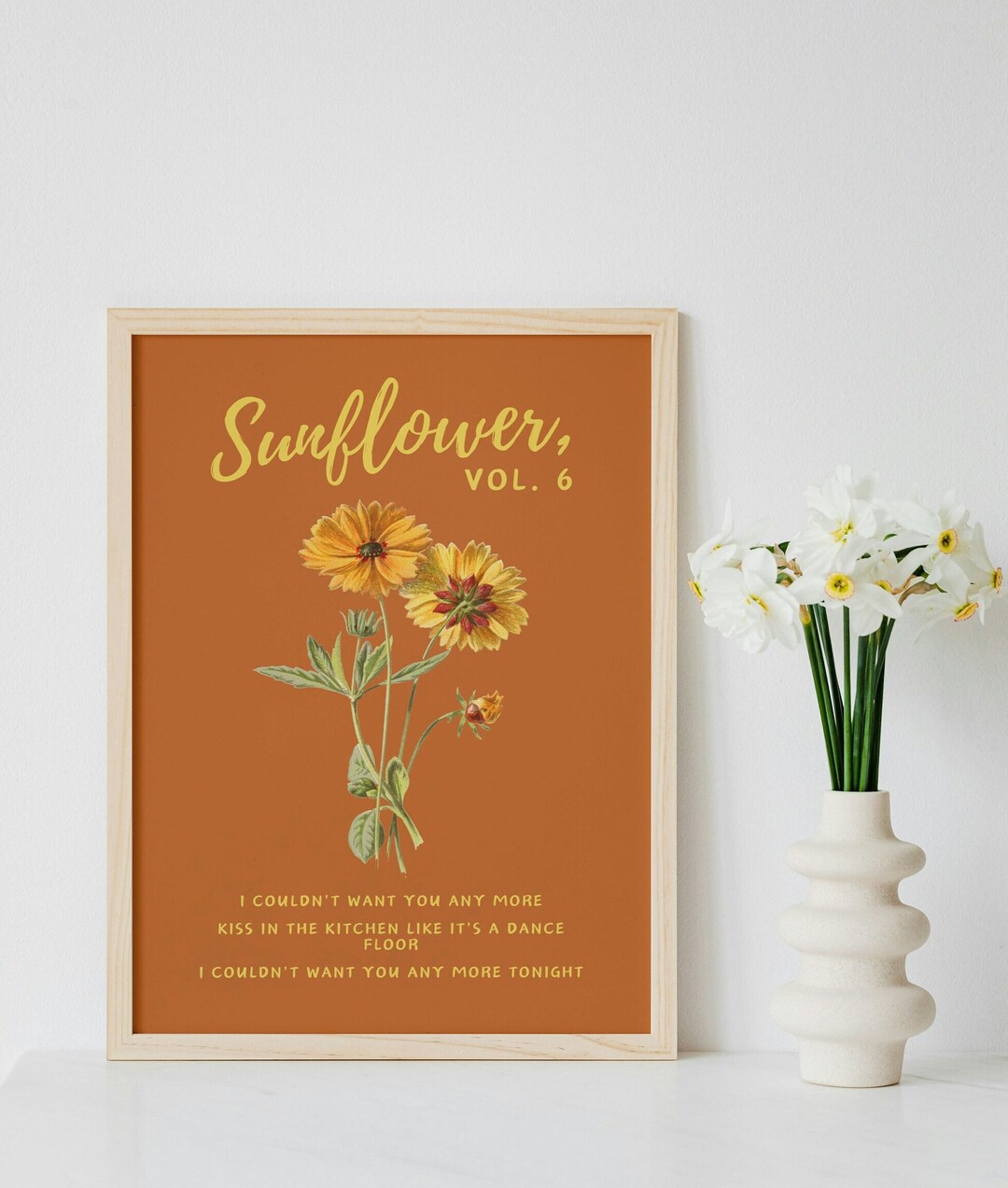 Sunflower, Vol 6 Harry Styles Digital Download Printable Wall Art - Etsy