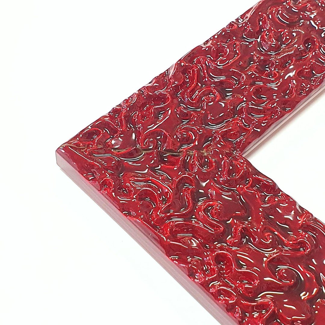 Luxury Red Picture Frame,photo Frame,custom Size,poster Frame,home ...