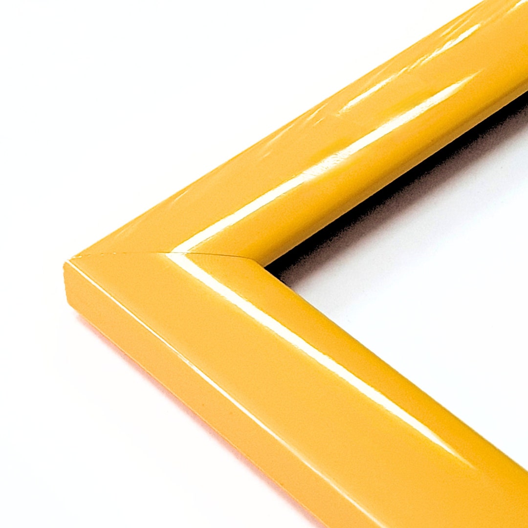 Yellow Glossy Frame 23mm Width,a2 A3 A4 A5 A6 A7 A8,photo Frame,custom ...