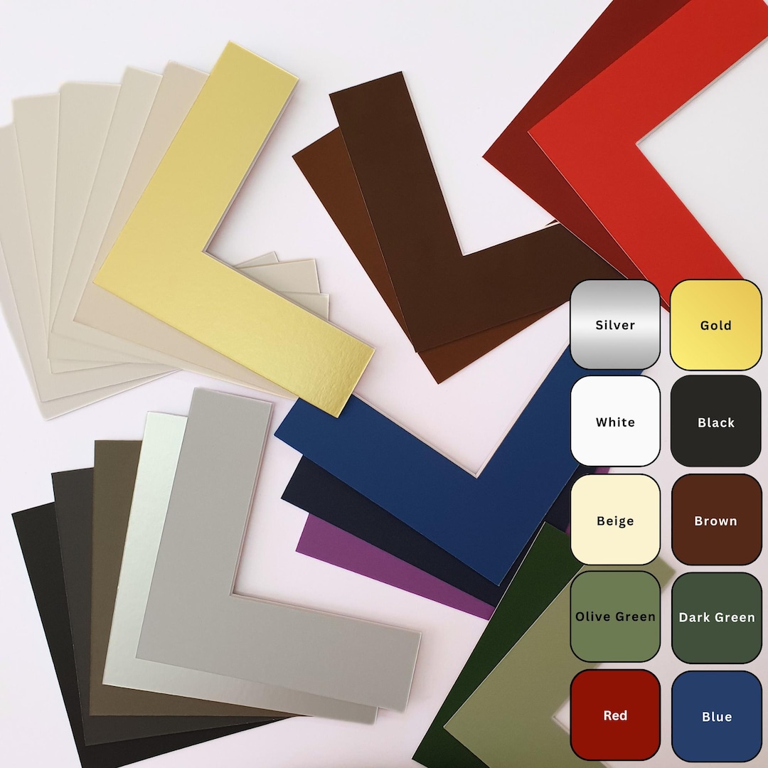 Passepartout,mat Board,custom Passepartout,photo Matting,gallery Mat ...