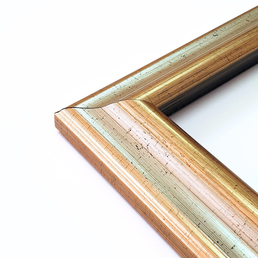 Elegant Gold & Silver Plastic Frame–perfect for Photos, Posters,wall ...