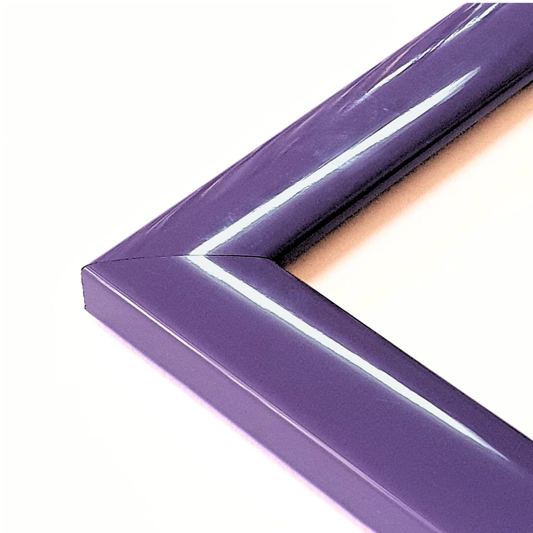 Purple Frame 23 Mm Width,a2 A3 A4 A5 A6,photo Frame,handmade,custom ...