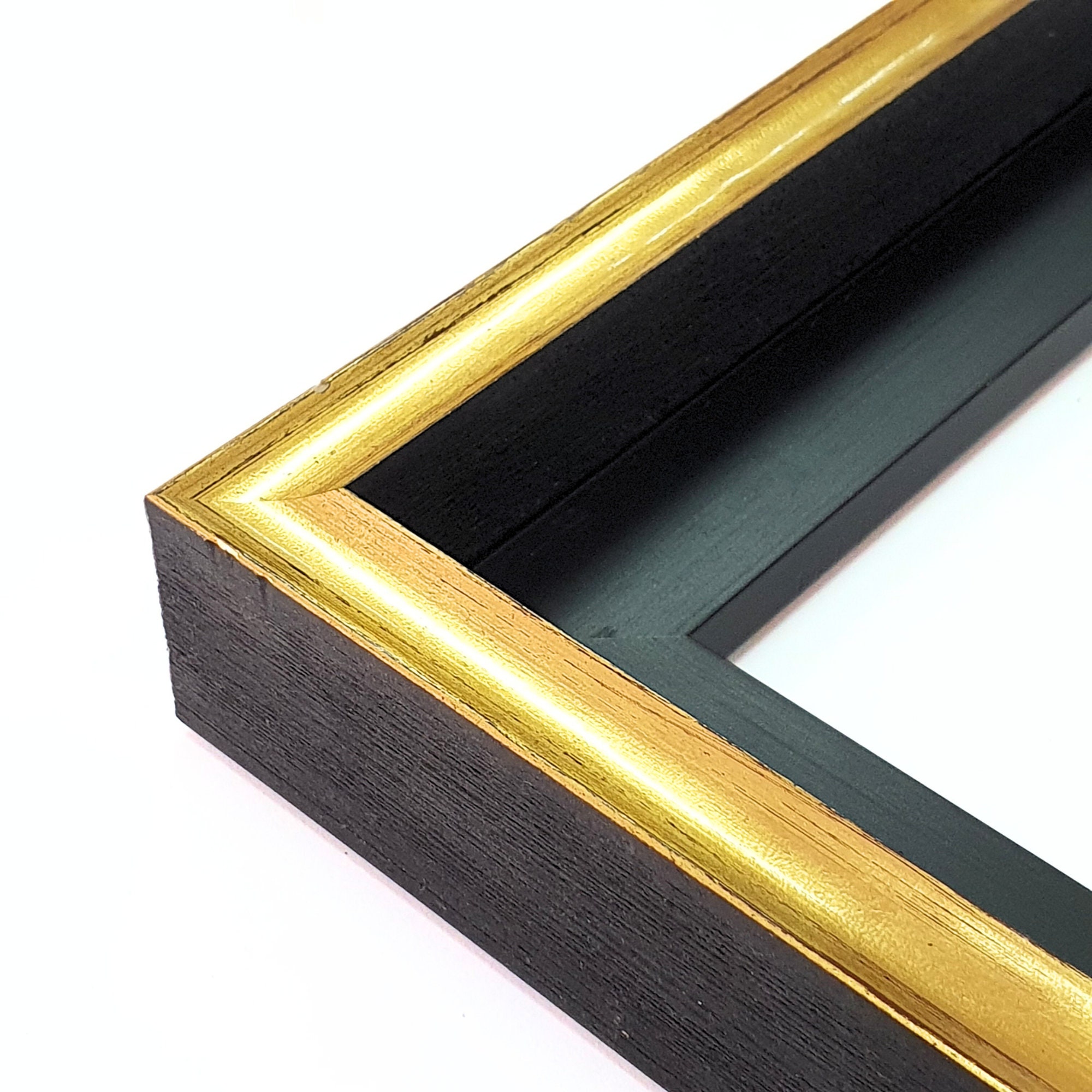 Canvas Float Frame Black With Gold–tailor-made for a Perfect Fit ...
