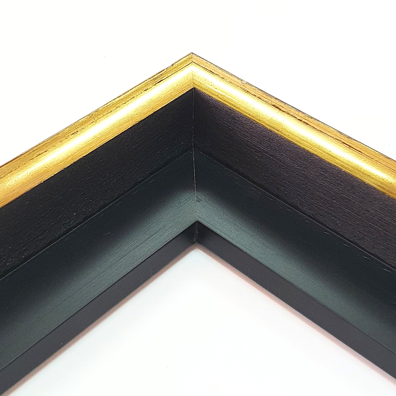Canvas Float Frame Black With Gold–tailor-made for a Perfect Fit ...