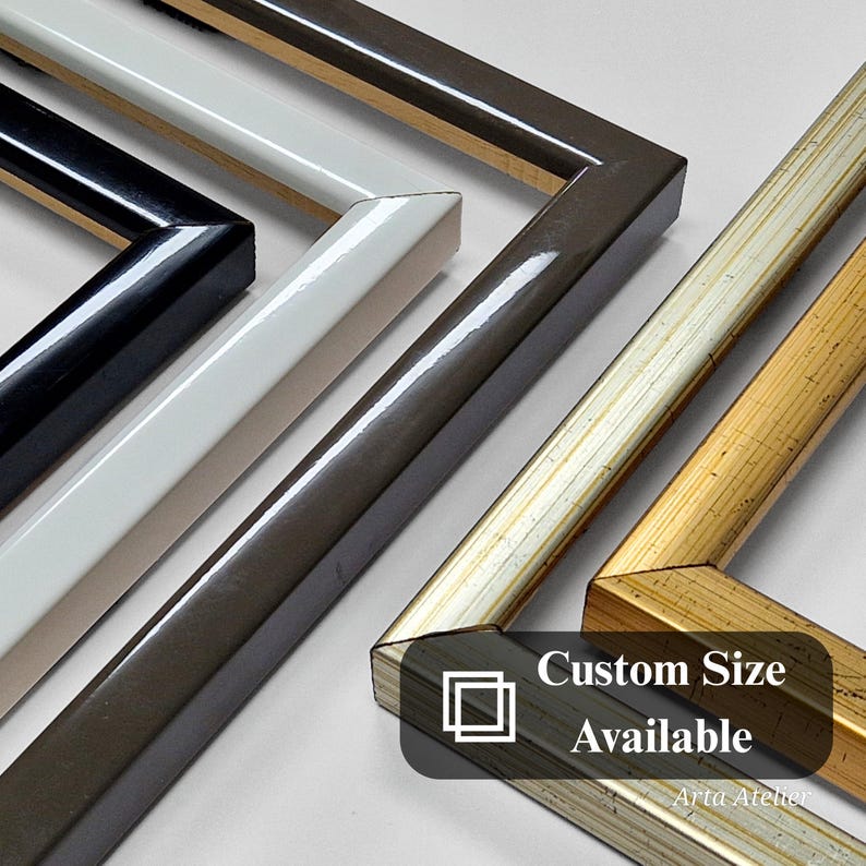 Thin Neutral Lacquered Frames,a2 A3 A4 A5 A6 A7,custom Size Frames ...
