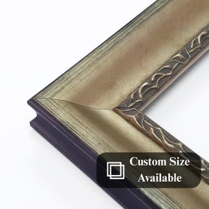 Elegant Gold and Silver Picture Frame,baroque-ornate Style,rustic ...