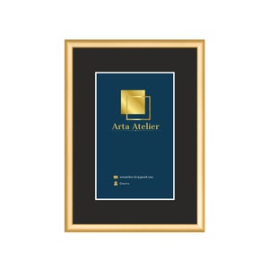 Customizable Elegant Gold Frame for Photos,posters,diplomas,puzzles ...
