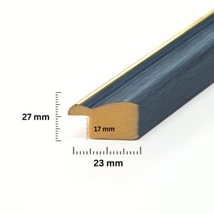 Vintage Ocean Blue Frame,photo Frame,diploma Frame,certificates Frame ...