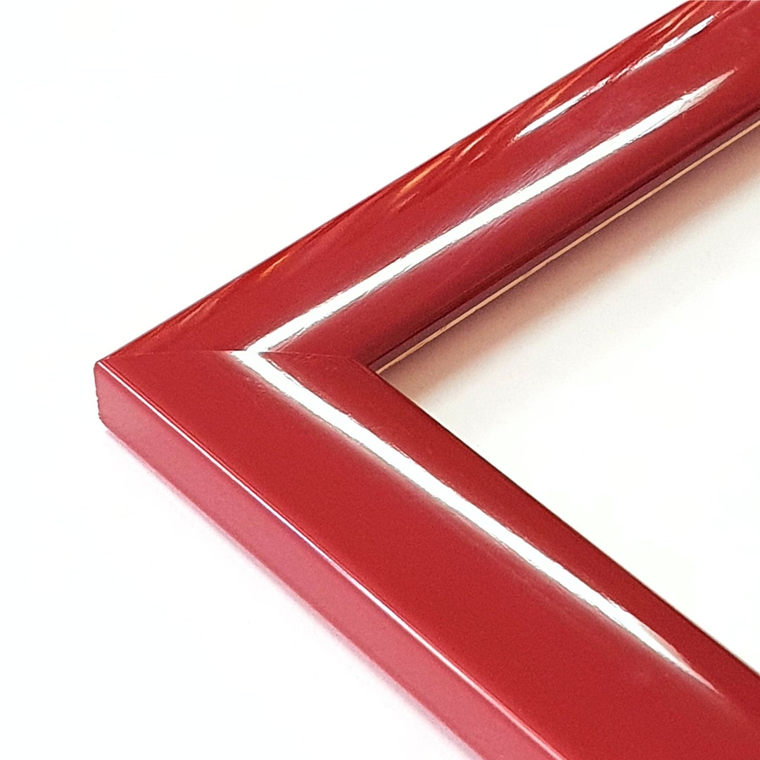 Red Frame 23 Mm Width,a2 A3 A4 A5 A6,photo Frame,handmade,custom Frame ...