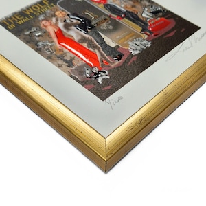 Elegant Solid Wood Gold Frame – A1 A2 A3 A4 A5 A6 A7 A8 Sizes ...