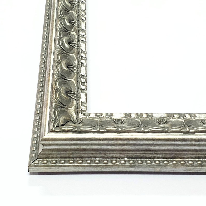 Antique Silver Picture,heavy Ornate Frame,fashion Show Frame,patterned ...