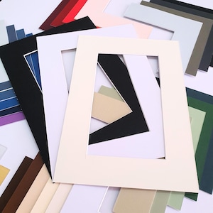 Passepartout,mat Board,custom Passepartout,photo Matting,gallery Mat ...