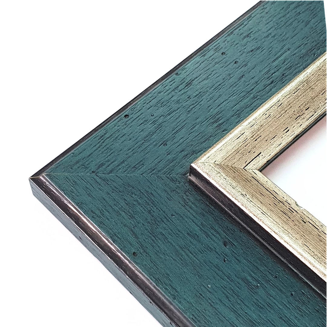 Vintage Blue Frame 79 Mm Width, Custom-made, Ideal for Photos, Posters ...