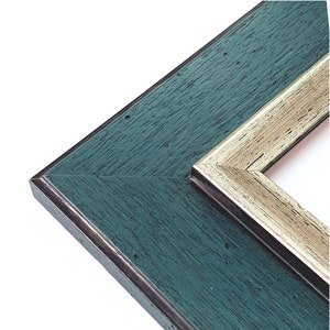 Vintage Blue Frame 79 Mm Width, Custom-made, Ideal for Photos, Posters ...