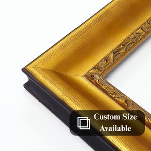 Elegant Gold and Silver Picture Frame,baroque-ornate Style,rustic ...