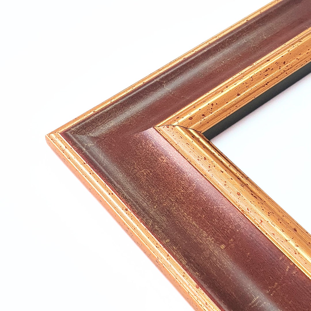 Classic Red and Gold Frame With Intricate Details – A Timeless ...