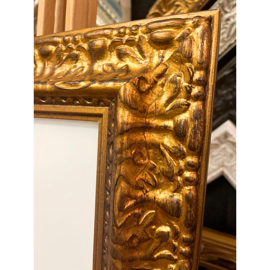 Antique Gold Picture Frame,baroque Frame,wedding Frame,rectangle ...