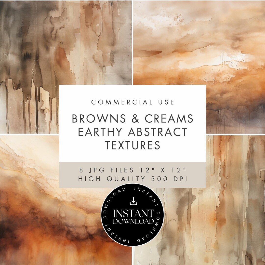 Abstract Texture Digital Papers, Earthy Colored Backgrounds, JPG ...