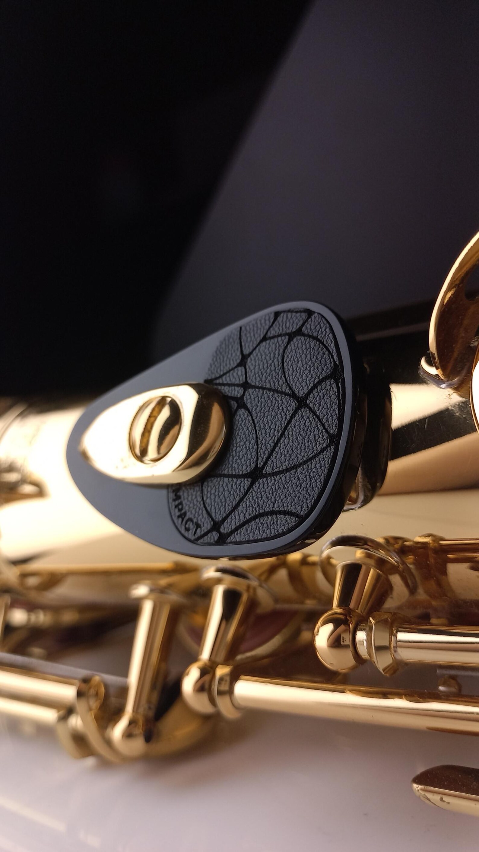 Ergonomic Flat Thumb Rest, Black. for Alto/tenor Sax - Etsy