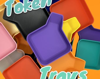 Wonder Trays 6 Pack Hexagonal Board Game Token Trays Interconnecting ...