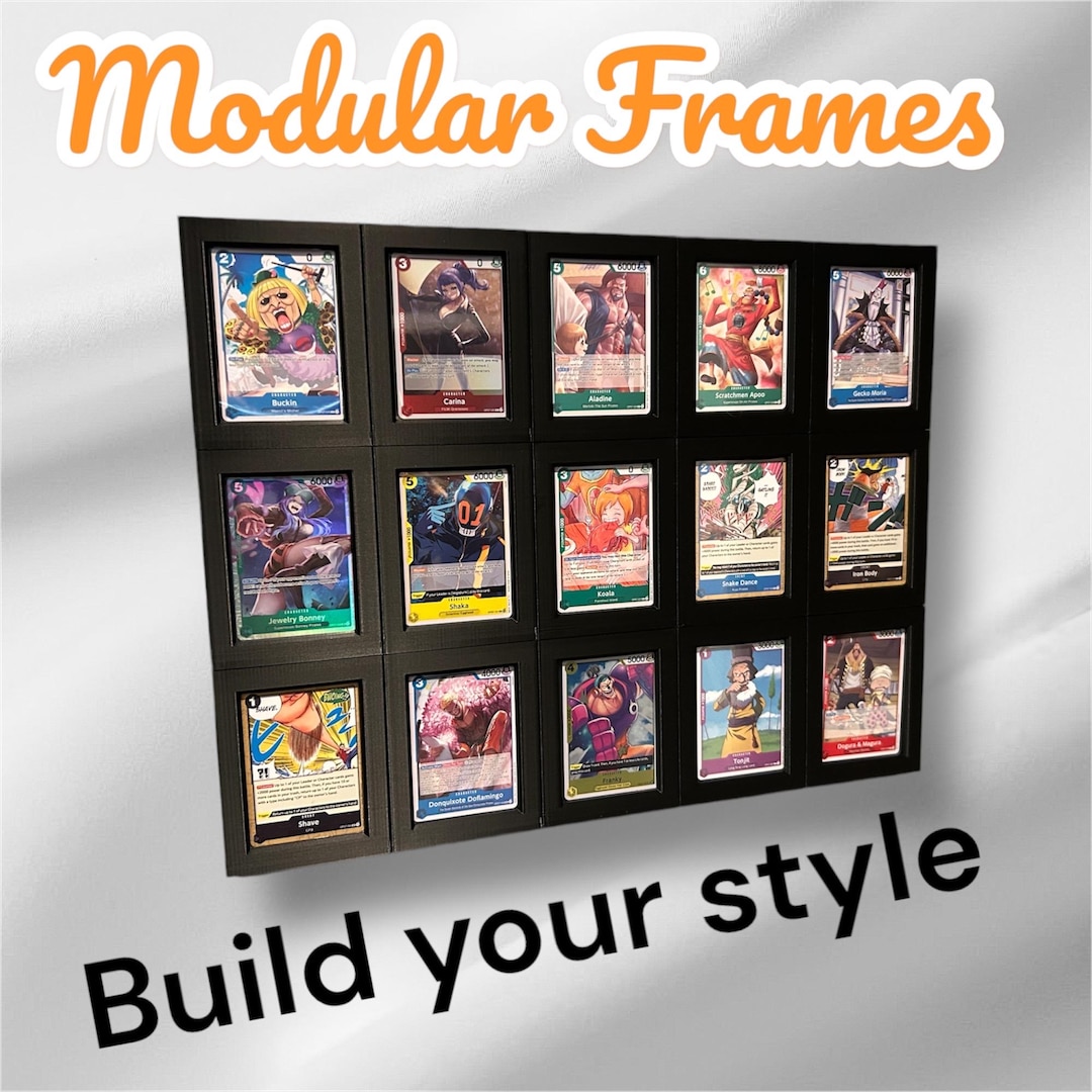 Pokemon, Yu-gi-oh, One Piece, Lorcana TCG Card Frame, Modular ...