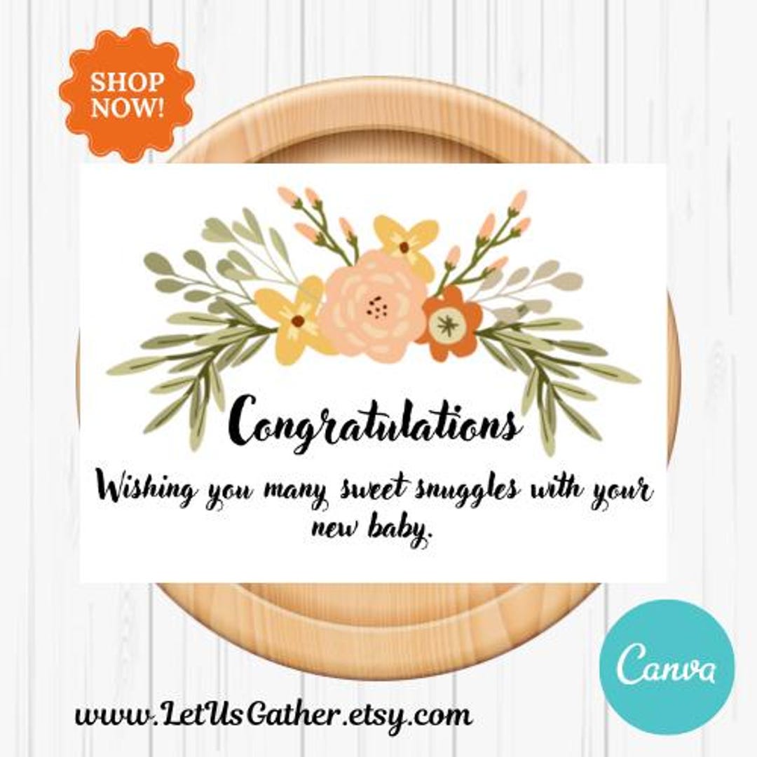 Gender Neutral Card, Welcome Baby Cards, New Baby Card, Handmade ...