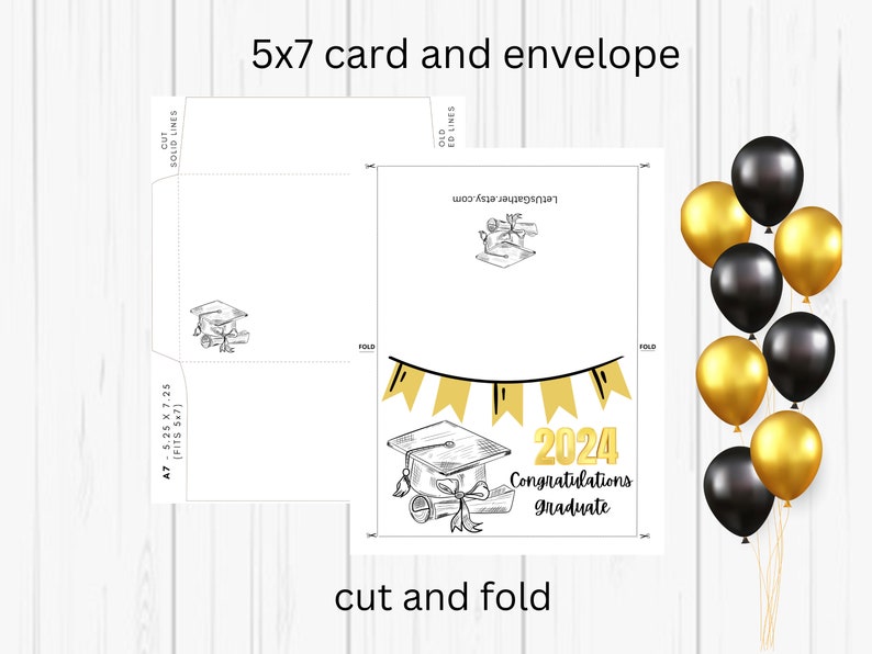 Graduation Card, High School Grad Card, Printable Card, Custom Card for ...