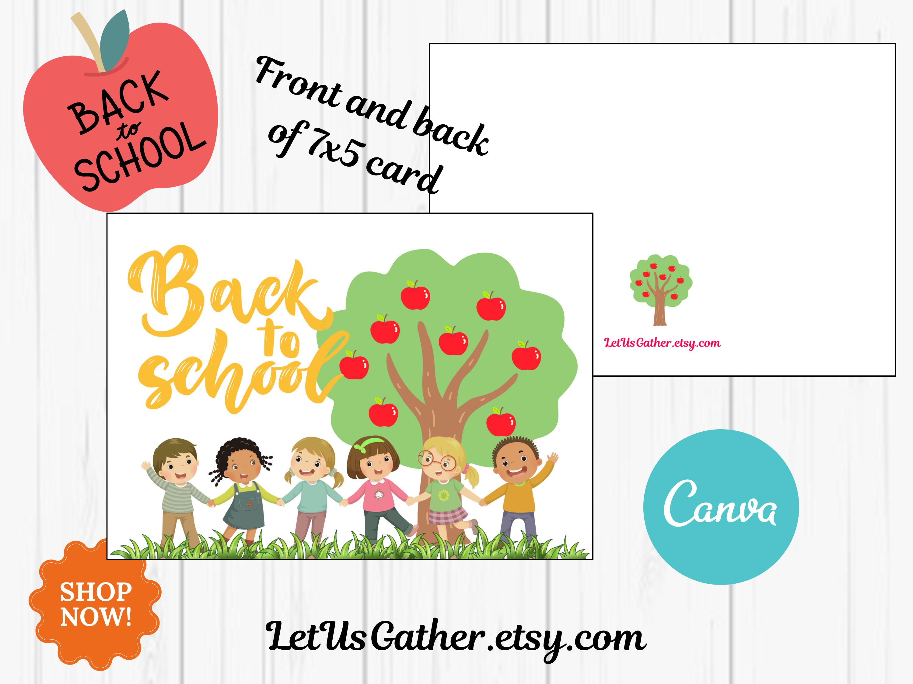 First Day of School Card, Back to School Card, Have a Great Day Card ...