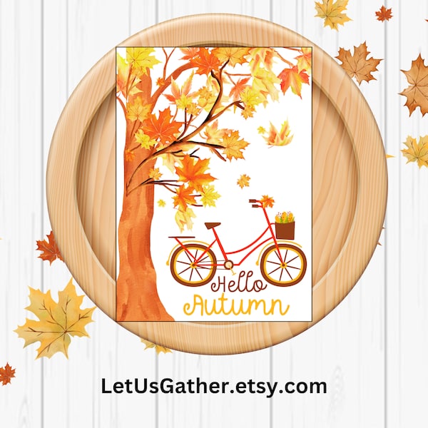 Fall Greeting Card - Etsy