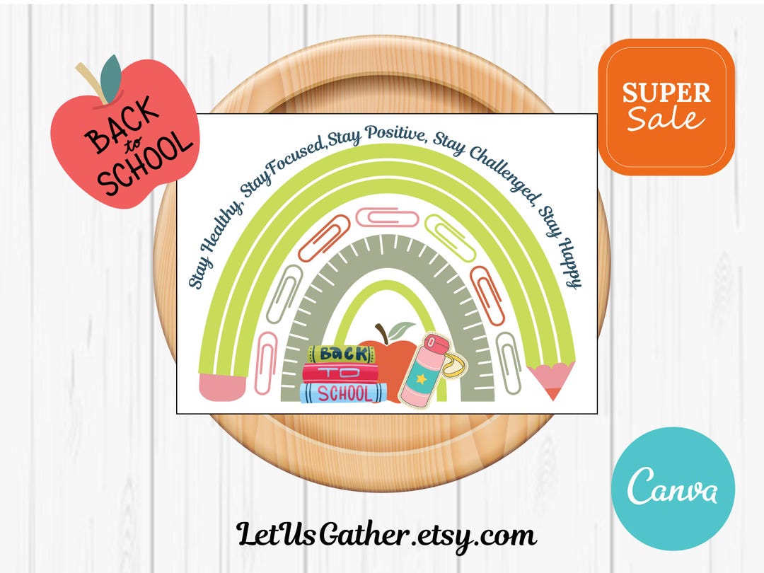 Back to School Motivational Card, Back to School Greeting Cards ...