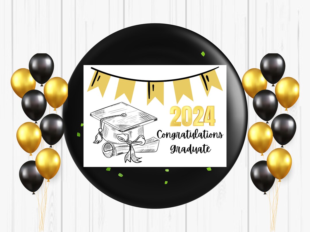 Graduation Card, High School Grad Card, Printable Card, Custom Card for ...