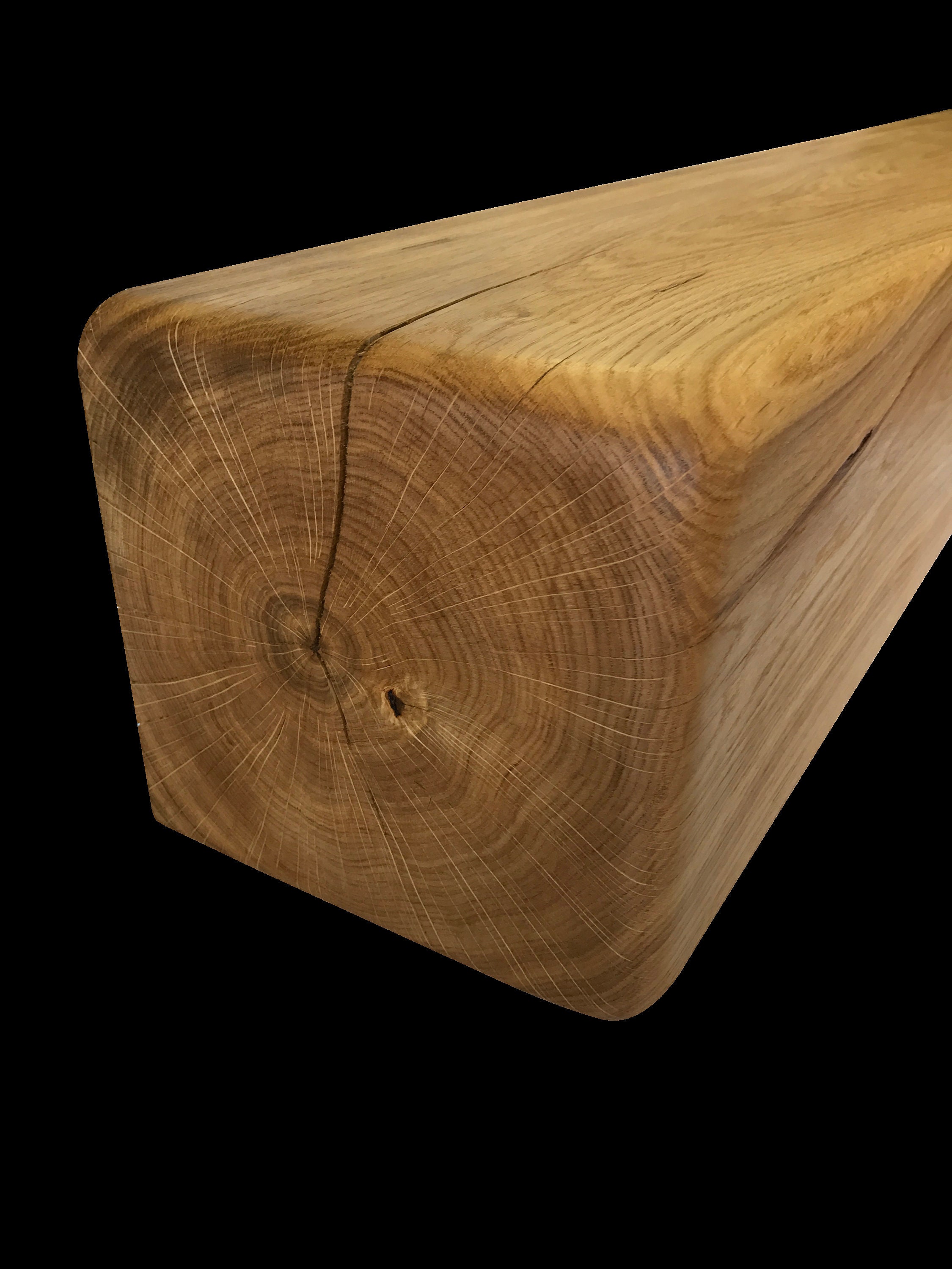 Solid Oak Mantel Beam. Heritage Oak or Walnut Finish. 90mm X 90mm X ...