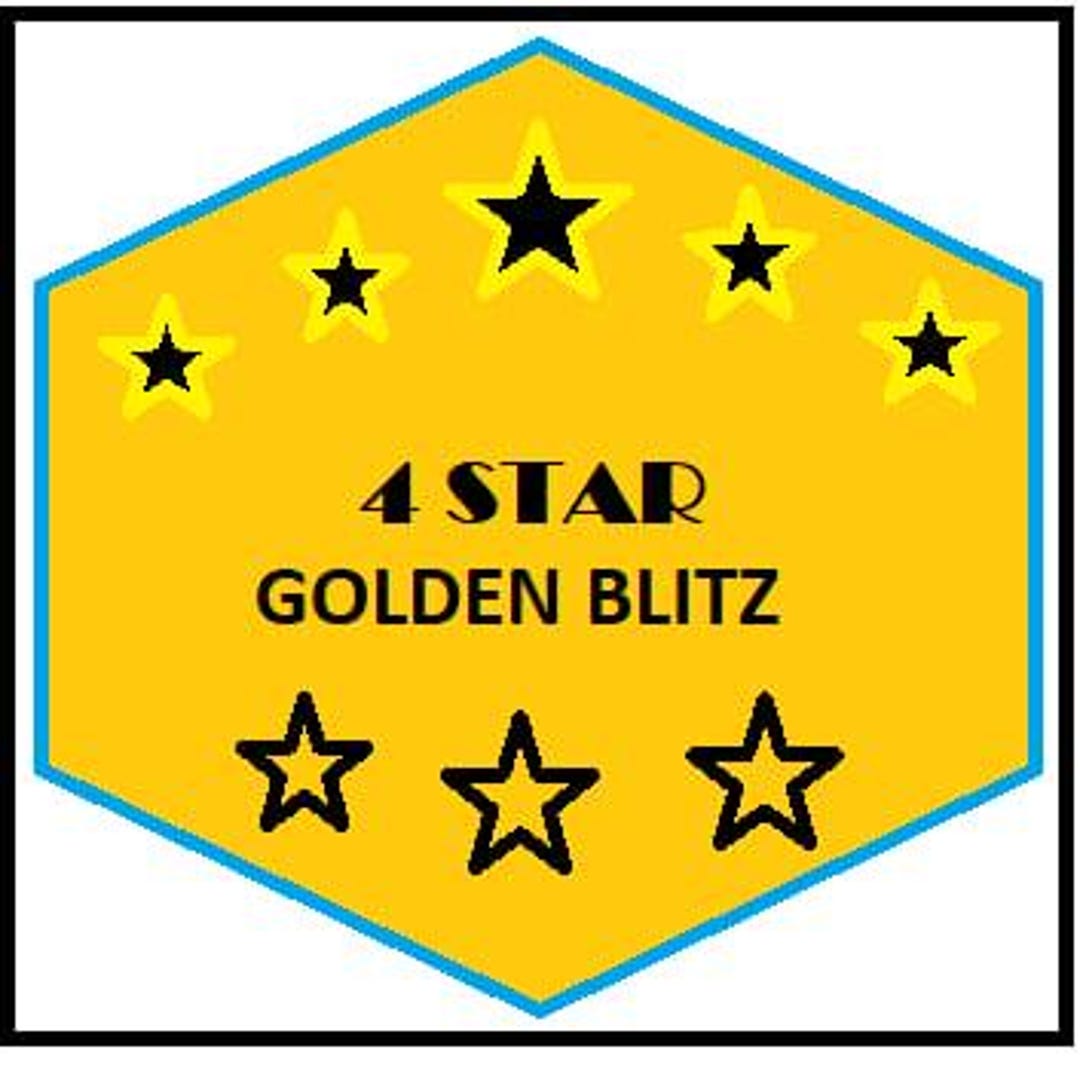 4 STAR Golden Blitz - Etsy