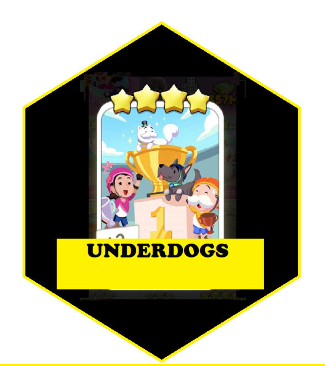 Underdogs Available Stock, 4 STAR Sticker - Etsy