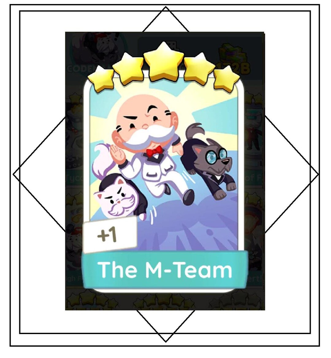 The M-team, Monopoly Sticker, Available 5 Star Digital Sticker - Etsy