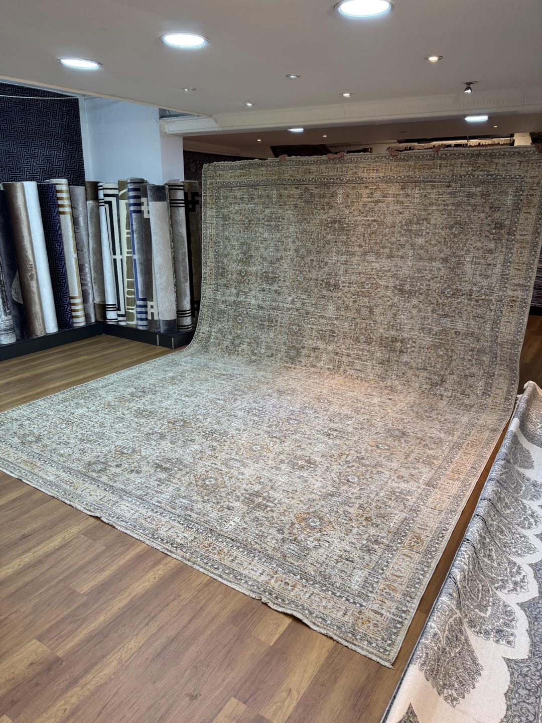 12x16 Area Rug, Oversize Yellow Rug, Extra Large Carpet, Palace Rug ...