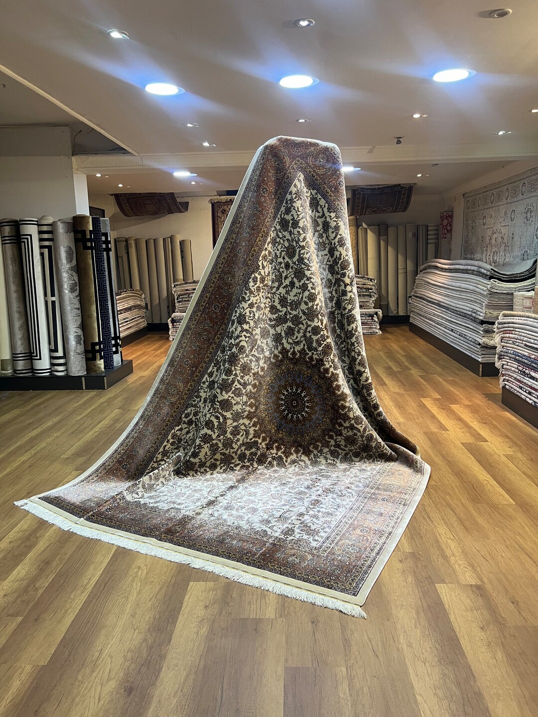 Turkish Silk Rug, Traditional Rug, Oriental Silk Rug, Home Decor Rug ...