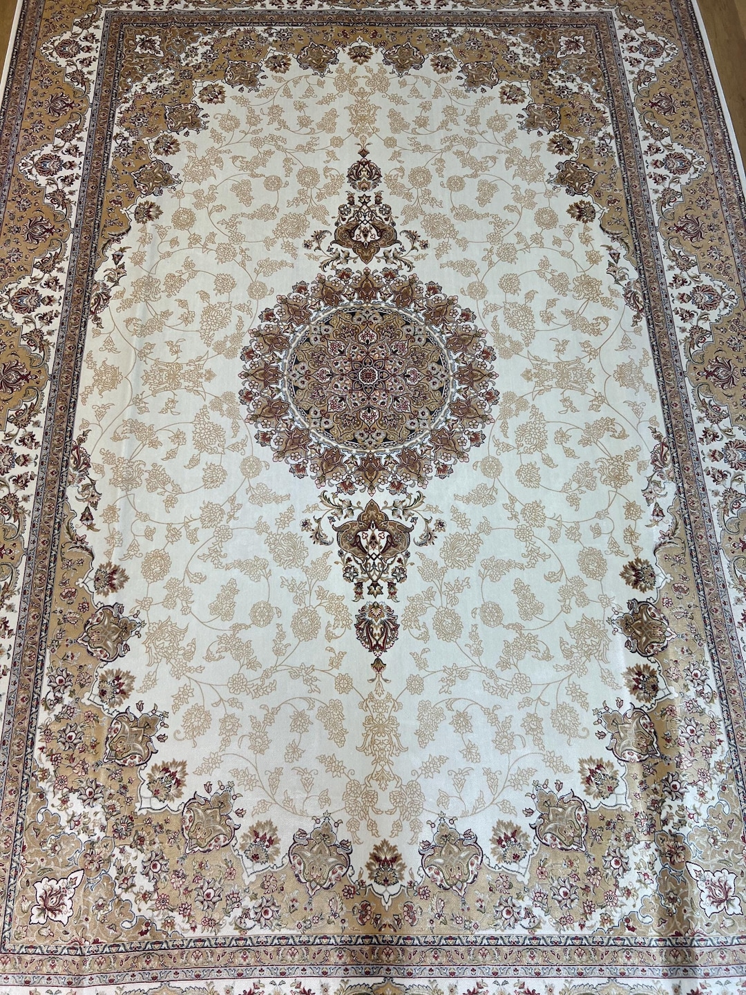 Oriental Silk Rug, Gorgeous Silk Rug, Large Silk Rug, Bamboo Silk Rug ...