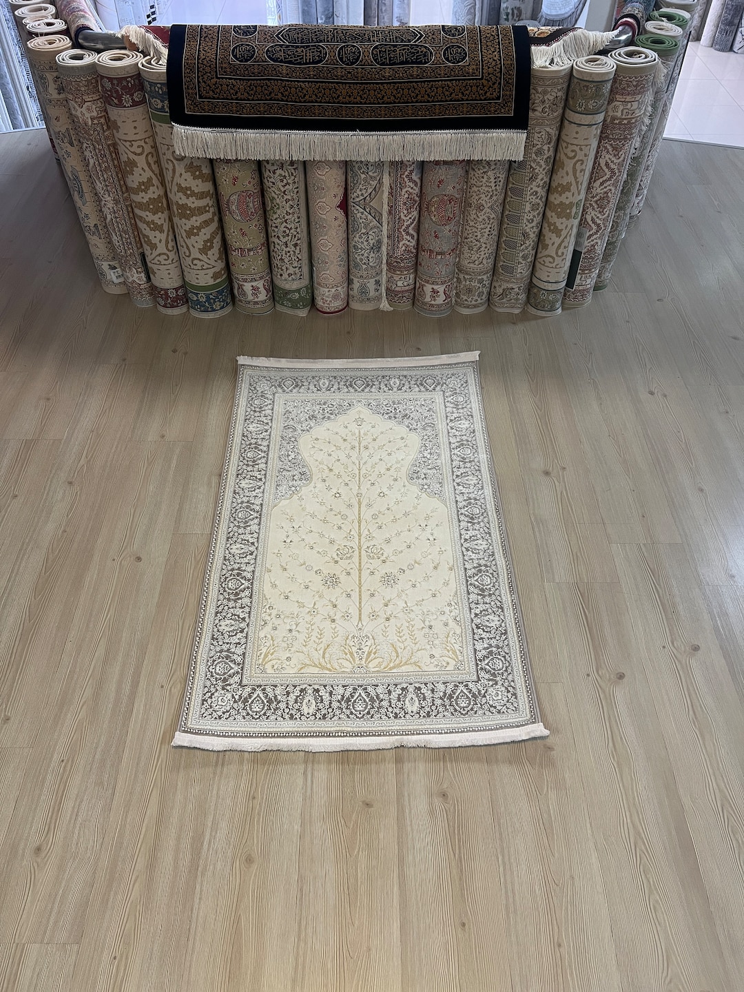 Sajjada Rug, Prayer Rug, Prayer Mat, Janamaz Mat, Soft Thick Prayer Mat ...