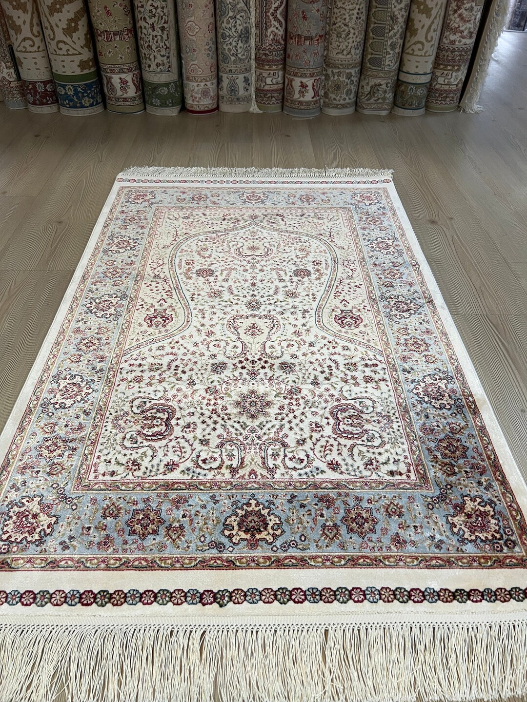 Silk Prayer Mat, Janamaz Mat, Sajjada Rug, Gift for Muslim, Islamic ...