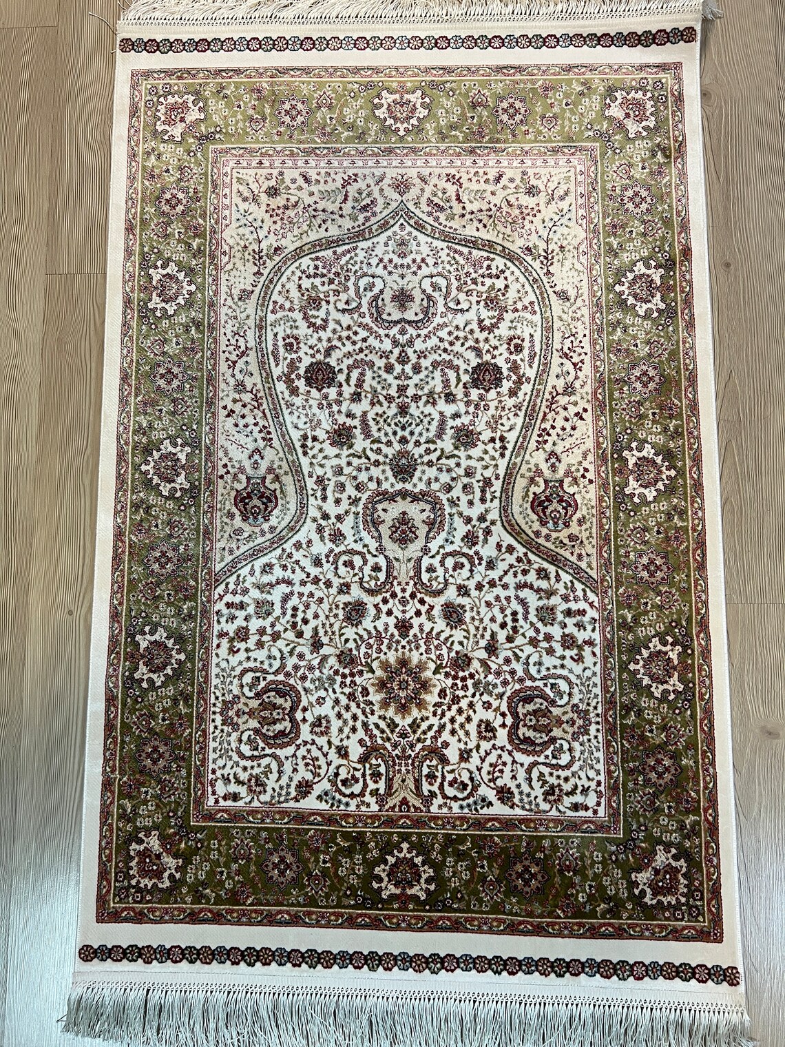 Prayer Mat, Silk Prayer Rug, Bamboo Prayer Mat, Janamaz Mat, Sajjada ...