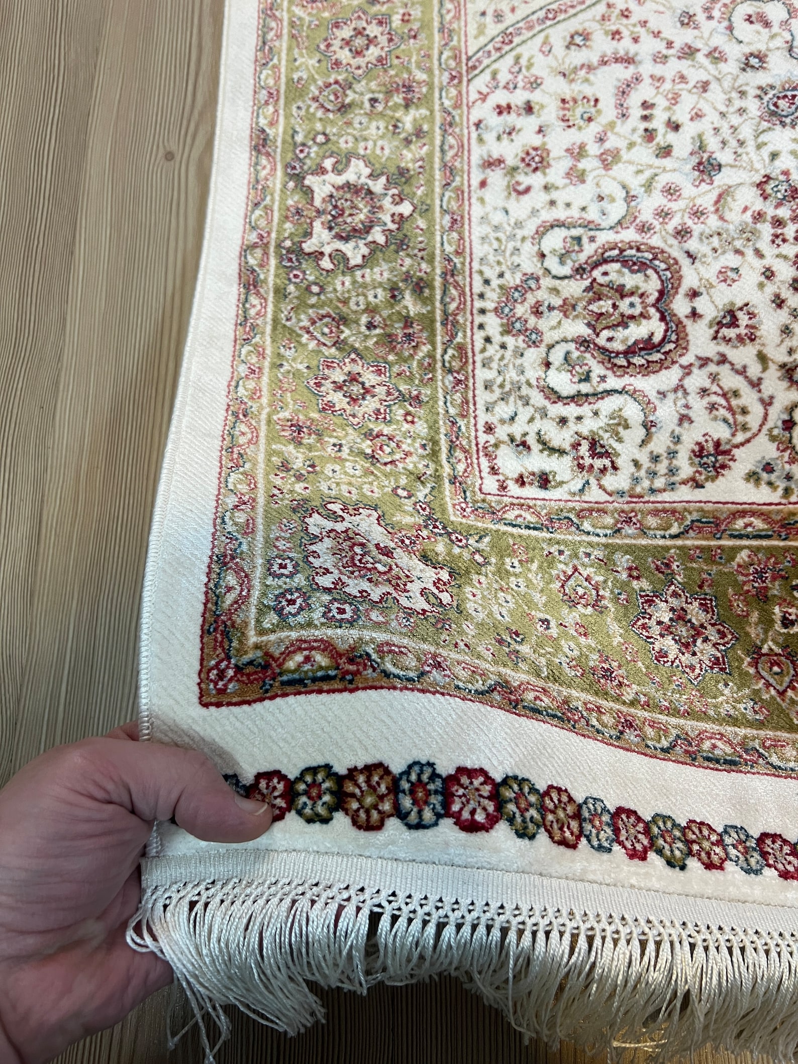 Prayer Mat, Silk Prayer Rug, Bamboo Prayer Mat, Janamaz Mat, Sajjada ...