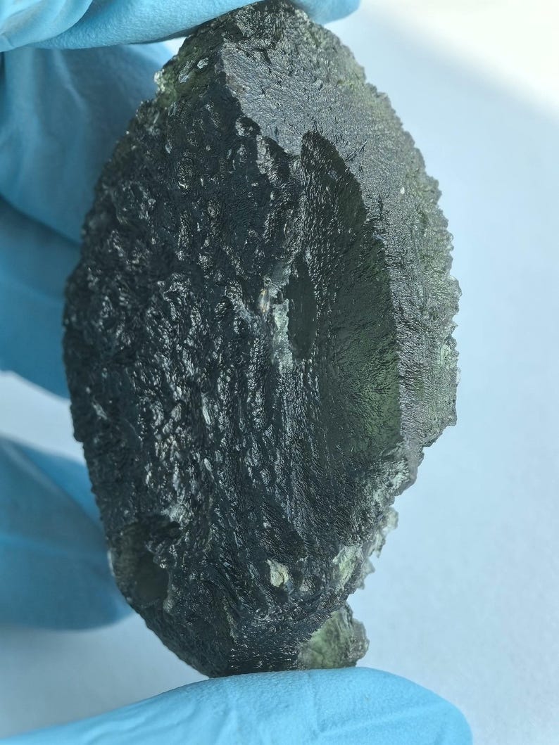 40.45g Genuine Moldavite Tektite From Czech Republic, Raw Moldavite ...
