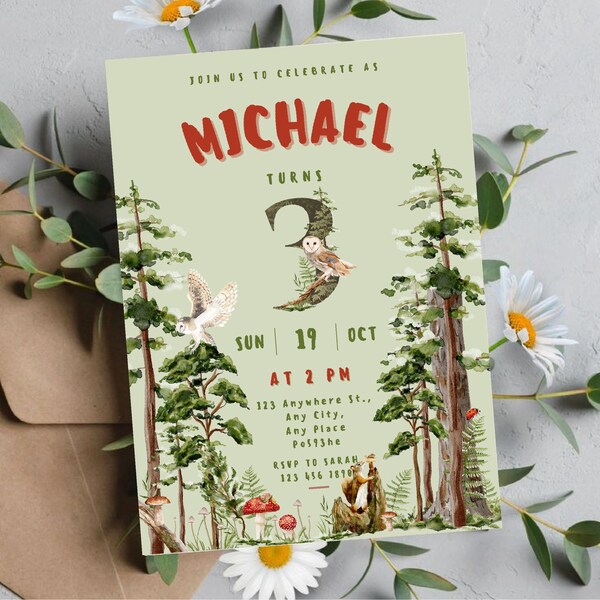 Forest Theme Party - Etsy