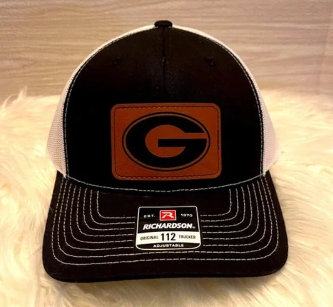 Georgia Bulldogs G Leatherette Patch Richardson 112 Trucker Hat | UGA - Etsy